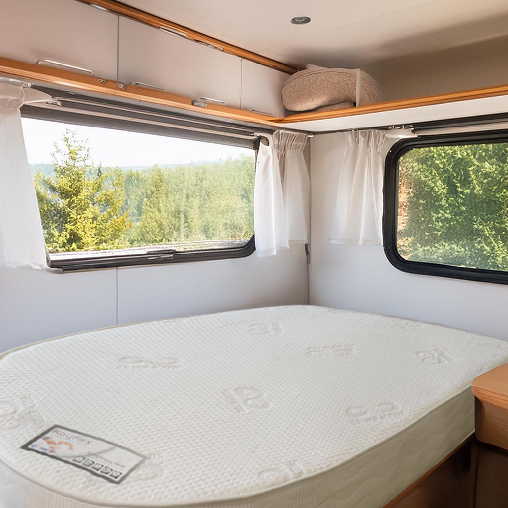 Static and touring caravan mattresses made to measure