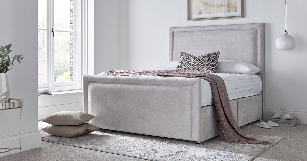 Deepsleep Charlie High Foot Bed Frame | Linthorpe Beds