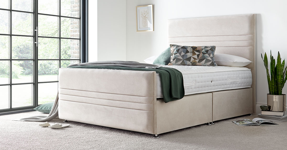 Deepsleep New York High Foot Bed Frame | Linthorpe Beds