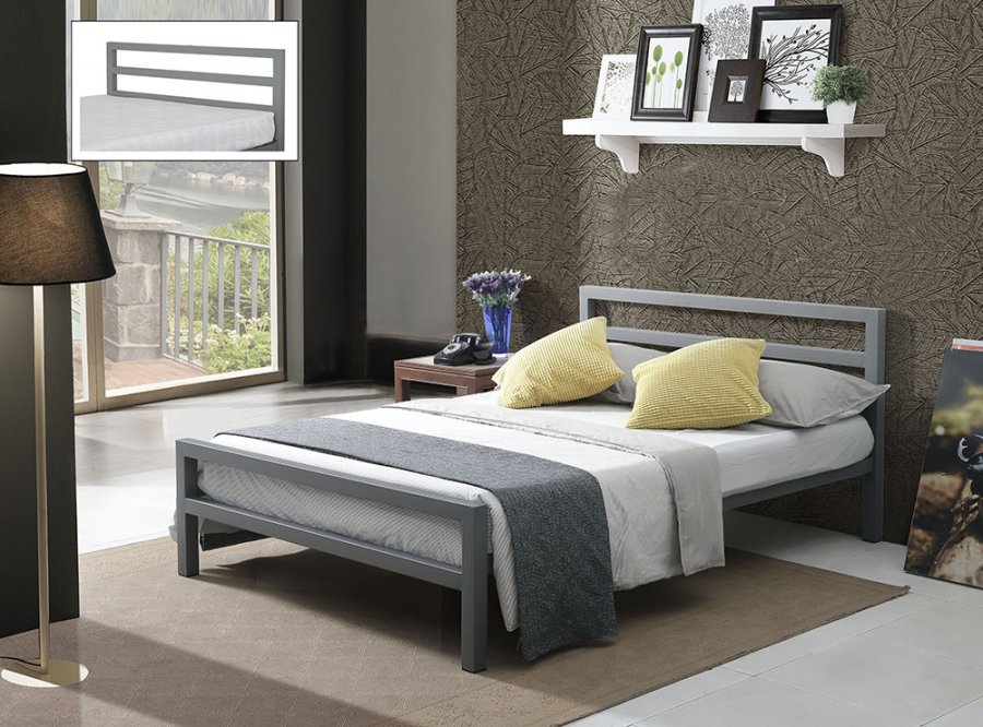 Time Living City Block Metal Bed Frame | Linthorpe Beds