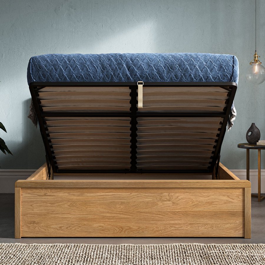 Emporia Modena Oak Ottoman Bed | Linthorpe Beds